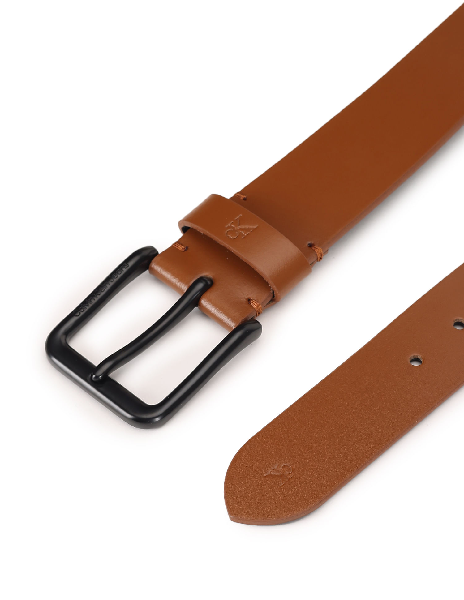 Calvin klein belt brown store