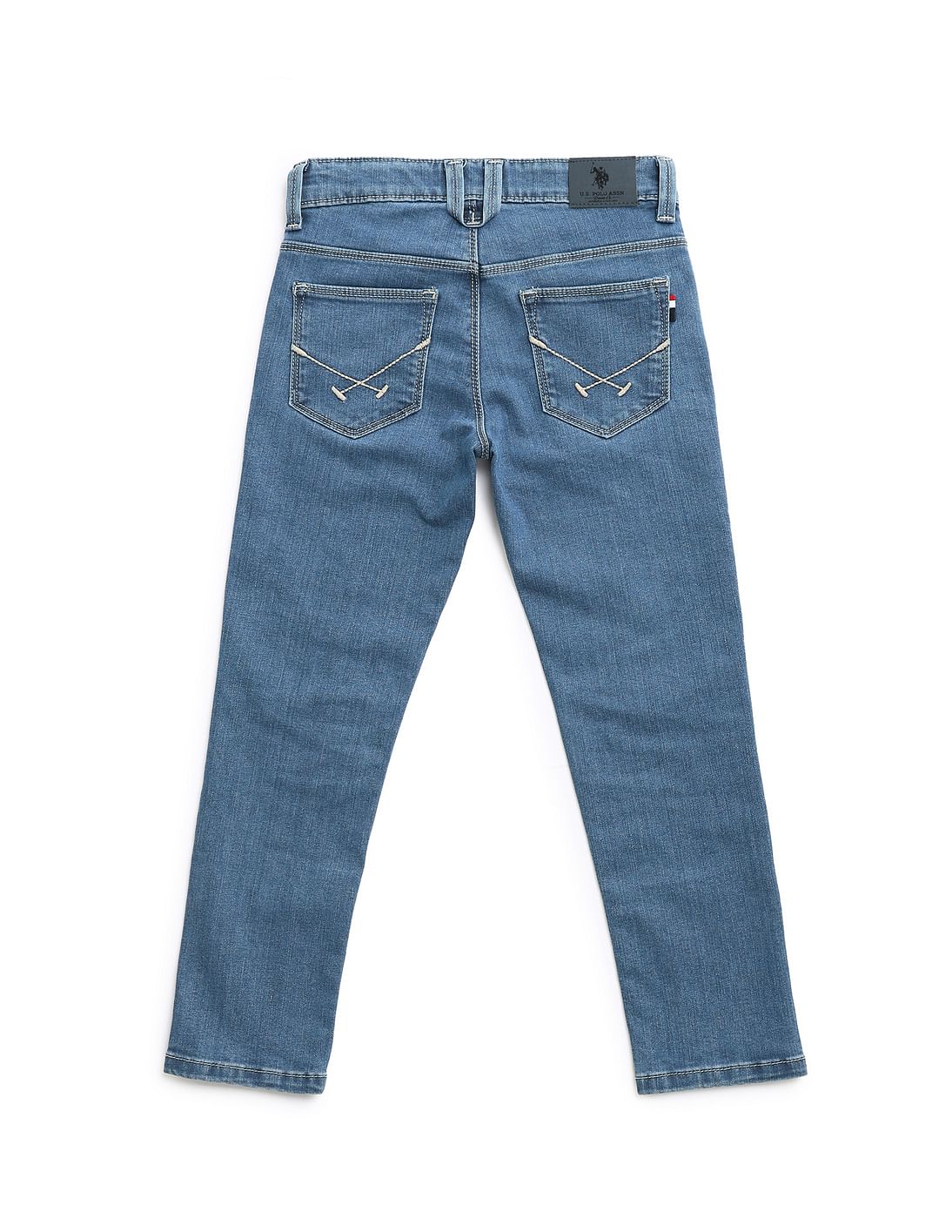 Buy U.S. Polo Assn. Kids Boys Denim Weave Blue Jeans - NNNOW.com Buy U.S. Polo Assn. Kids Boys Denim Weave Blue Jeans - NNNOW.com